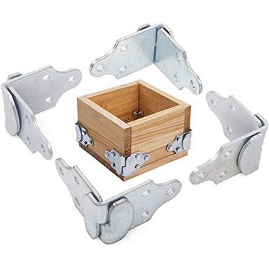 Lonwin 8 Pc Trailer Wood Side Latch Rack Trailer Corner Bracket Set ...