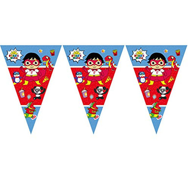 Happy Birthday Ryan's World Banner for Kids Birthday Party Decoration ...