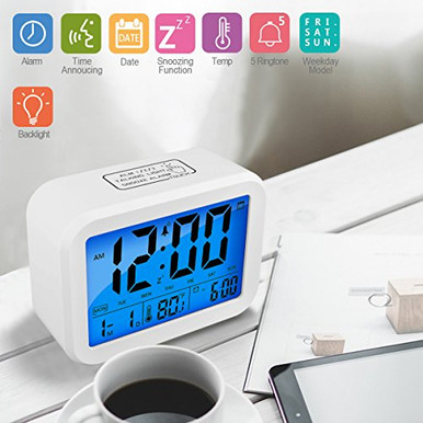 Digital Alarm Clock LED Digital Alarm Clock Ceiling Clocks Display Time ...