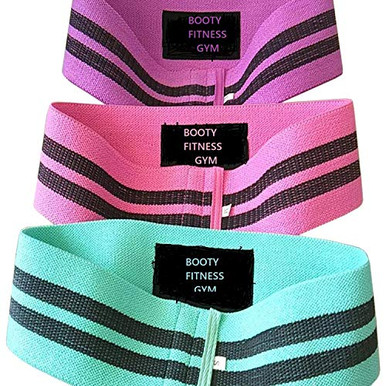 BOOTY RESISTANT BANDS FOR BUTT SHAPING EXERCISE FITS ALL BODY TYPES ...