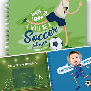 Soccer Activity Book For Kids: When I grow Up I Will be a Soccer Player ...