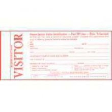 Visitor Card-w/Name Tag (Package of 100) - Warehousesoverstock