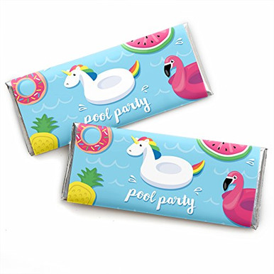 Make A Splash - Pool Party - Candy Bar Wrapper Summer Swimming Party or ...