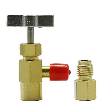 Aynaxcol Valve Refrigerant Dispenser Tool for R134A Can Tap with Tank ...