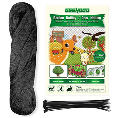 GEEHOOD Deer Netting and Fencing Reusable Protection for Trees and ...
