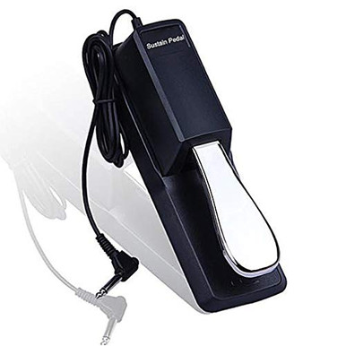 Sustain Pedal Universal Keyboard Foot Damper Pedals with 66 feet Cable ...