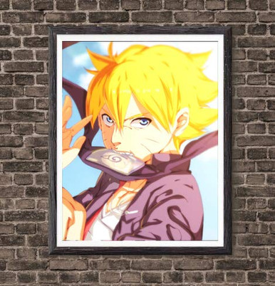 Boruto Uzaumaki Poster Naruto Manga Anime Canvas Art Prints8 x 10 ...
