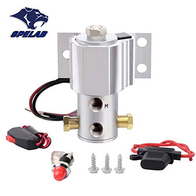 Brake Line Lock SPELAB Universal Launch Control Electric Solenoid Kit ...