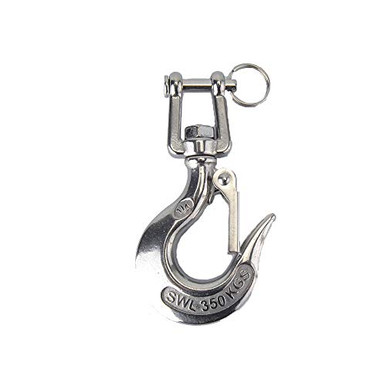 GOOACTION 304 Stainless Steel Swivel Clevis Hook Lifting with Safety ...