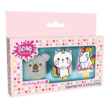 Three Cheers for Girls by Make It Real 3 Pack Silicone Animal Lip Gloss ...