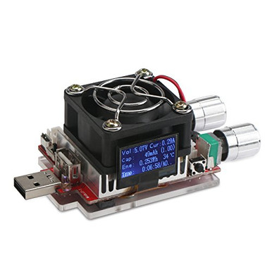 USB Load Tester DROK DC 321V Load Battery Tester 35W 3A Portable USB ...