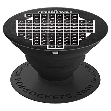 Periodic Table of Elements Inside Circle School Chalkboard PopSockets ...