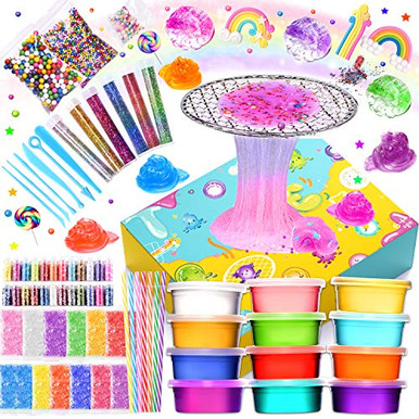 Joyjoz Slime Kit Toys for Girls, Slime Kit Supplies for Slime Party?DIY ...