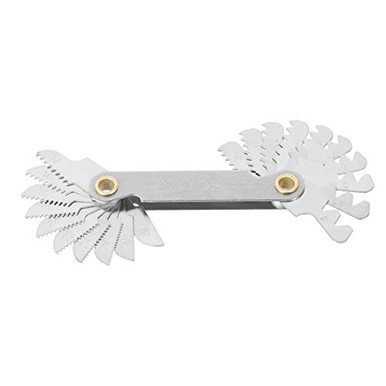 uxcell Screw Thread Pitch Cutting Gauge Tool Imperial 55 Degree 448 ...