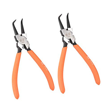 uxcell Internal Retaining Ring Pliers 90 Degree Bent Snap Ring Pliers ...