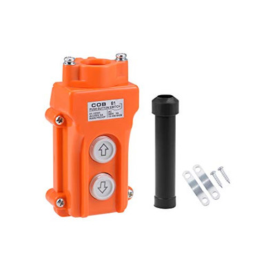 uxcell Hoist Crane Pendant Control Station Push Button Switch 2 Ways ...