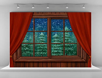 Kate 7x5ft Winter Snowflake Backdrops for Photography Christmas Pine ...