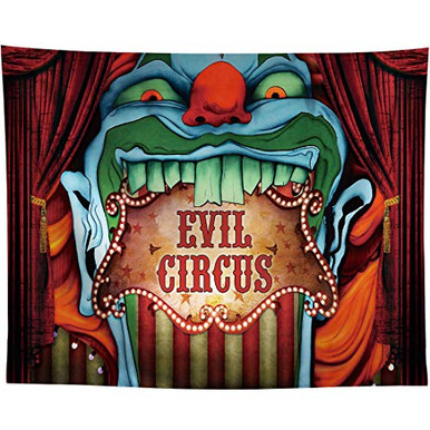 Allenjoy 10x8ft Evil Halloween Circus Backdrop for Photography Birthday ...