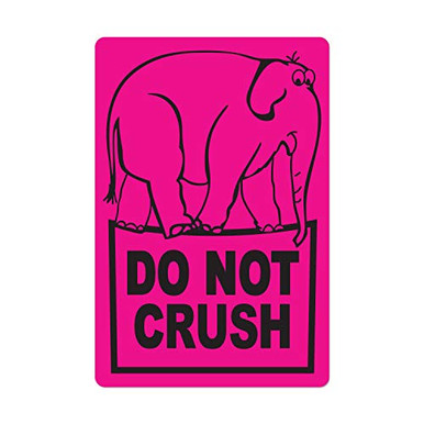 OfficeSmartLabels 3 x 2 Do Not Crush Stickers Do Not Crush Labels 1200 ...