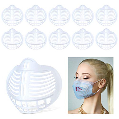 10 Pieces 3D Face Covering Bracket 3D Face Bracket Frame Face Covering ...
