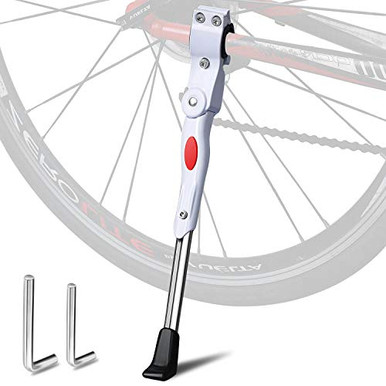 Bike Kickstand Adjustable Bicycle Side Stand Aluminum Alloy Bike ...