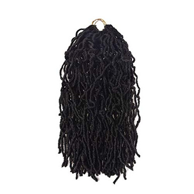 3 packs Nu Locs Crochet Hair 18 inch PreLooped Crochet Braids Goddess ...