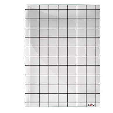 CZYY Acrylic Game Mat 1 Hex Grid Overlay Set of 2 7x8 Battle Map Board ...