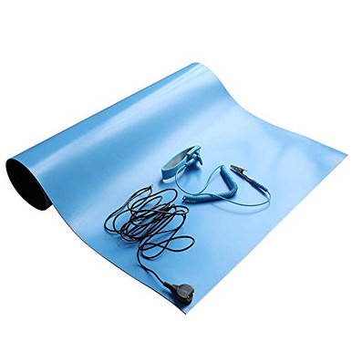 ESDELES ESD Desktop Lab Mat Kit Portable Anti-Static High Temperature ...