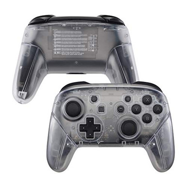 eXtremeRate Transparent Clear Faceplate Backplate Handles for Nintendo ...