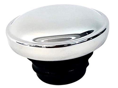 Screwin Ratcheting Chrome Vented Gas Cap Motorcycle Tank Sportster ...