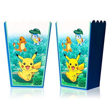HAOORYX 30 Pack Pikachu party popcorn boxes Candy Container Pikachu ...