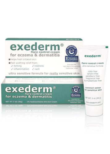 Exederm Ultra Hypoallergenic Eczema Dermatitis Flare Control Cream NEA ...