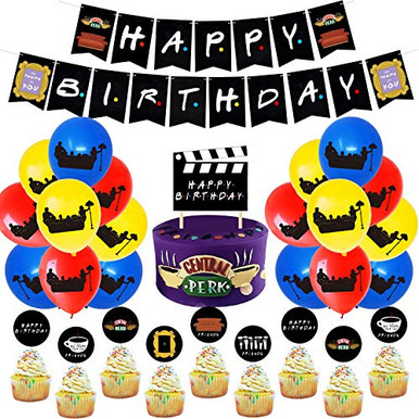Friends TV Show Birthday Decorations Friends Themed Party Supplies ...