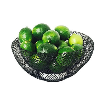 Whole House Worlds The Iconic Modern Wire Mesh Fruit Bowl, Museum Style ...