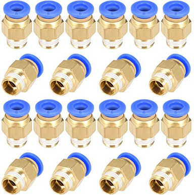 PC601 Push to Connect Fittings 6mm Tube OD x 18 G Thread Straight ...