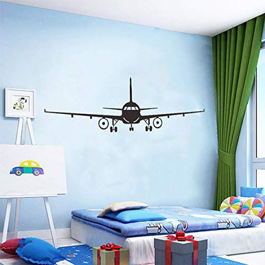 Cool Airplane Wall Decal Removable DIY Aircraft Wall Sticker Airplane ...