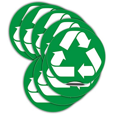 8 Pack Recycle Sticker for Trash Can Recycle Sticker for Garbage ...