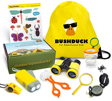 BUSHDUCK Outdoor Exploration Kit - Kids Adventure Kit - Explorer ...