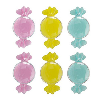 ISKYBOB 36 Pieces Fillable Plastic Candy Shaped Container Mini ...