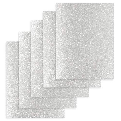 Silver Glitter HTV Silver Glitter Heat Transfer Vinyl for DIY TShirt12 ...