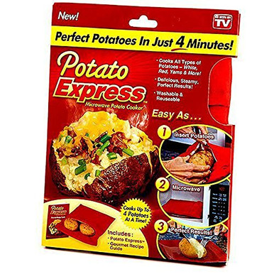 Potato Express Microwave Cooker Bag- Potato Express Pouch, Perfect ...