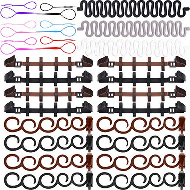 31 Pieces Twist Plait Hair Braiding Kit French Centipede Braiders ...