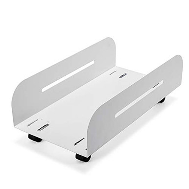 SKYZONAL Computer Rack with Caster Wheels CPU Steel Rolling Stand ...