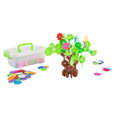 Hey! Play! Imagination Flakes- Interlocking Plastic Disc Toy Set with ...