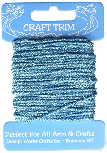Design Works Crafts Glitter Light Blue Yarn Card - Warehousesoverstock