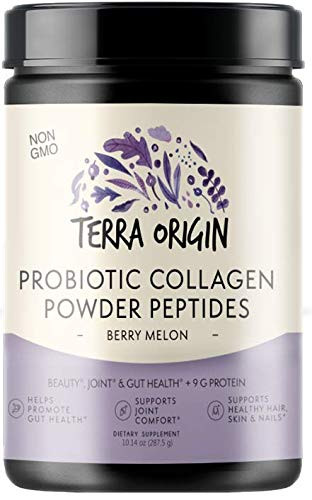 Terra Origin Collagen & Probiotics Powder (Berry Melon), 200 Million ...