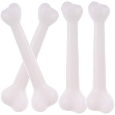 LOCOLO 4 Pcs Plastic Jumbo Bone Halloween Fake Bone Prehistoric Caveman ...