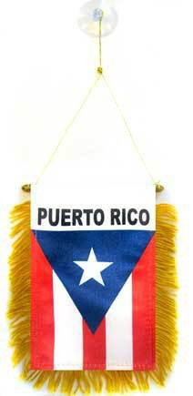 AZ FLAG Puerto Rico Mini Banner 6 x 4 Puerto Rican Pennant 15 x 10 cm ...