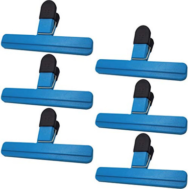 6 Pieces Large Chip Bag Clips Food Sealing Clip Plastic Heavy Duty Air ...