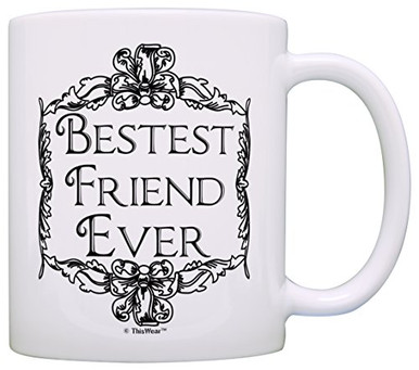 Gift for Friend Bestest Best Friend Ever Friendship Gift Coffee Mug Tea ...